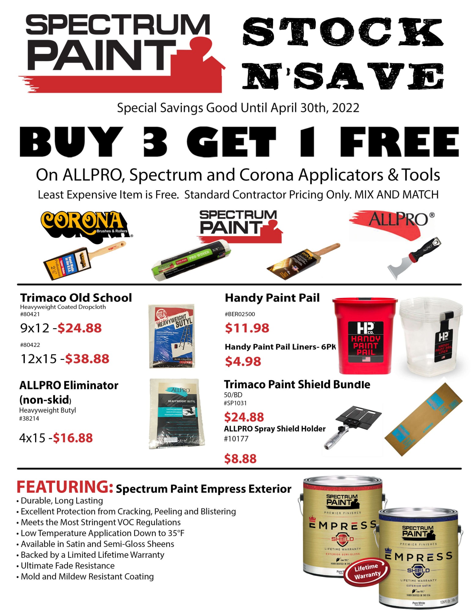 Specials - Spectrum Paint - Top Quality Paint & Coatings Solutions